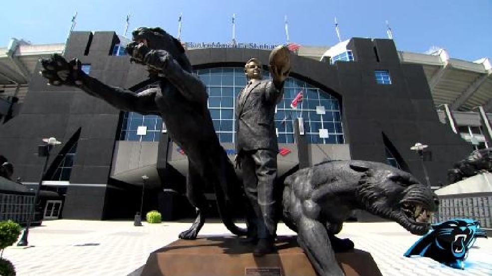 Panthers owner Richardson receives statue outside stadium | WACH