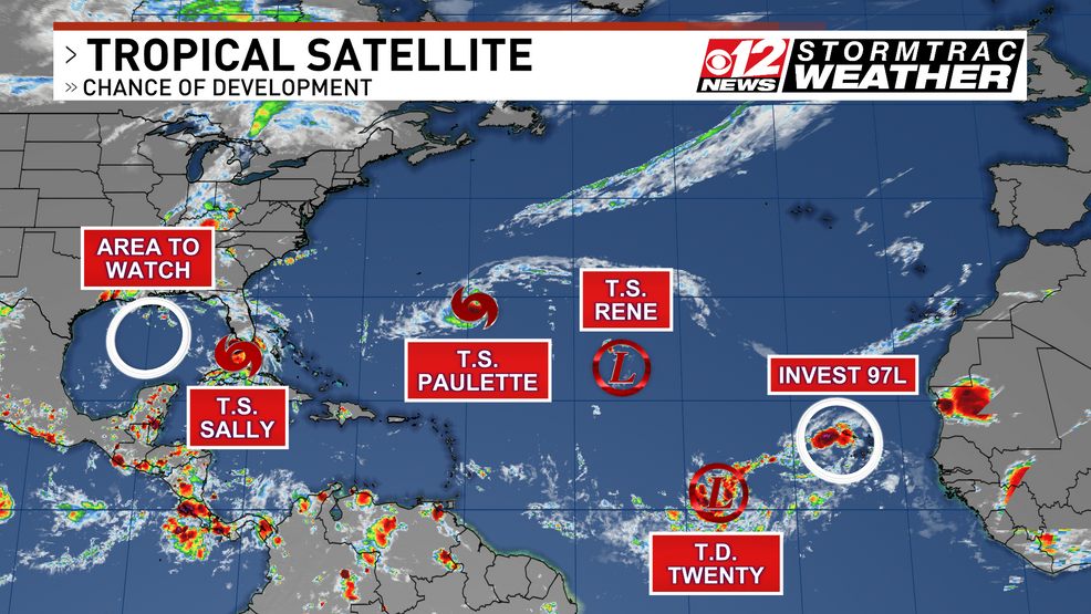 Tracking four tropical systems and two waves in Atlantic | WTVX