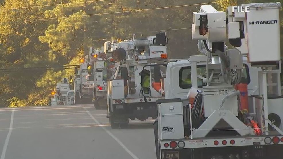 Thousands of out-of-state utility crews headed for the Carolinas | WLOS