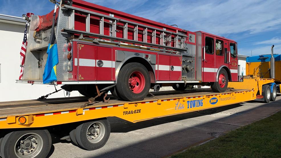 Donated fire truck, ambulance headed to The Bahamas | WPEC